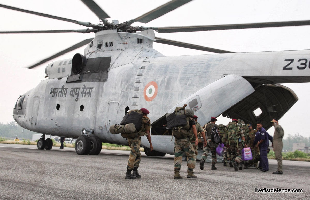 1st PHOTOS: IAF's Mi-26 Halo Enters Indian Flood Rescue Op - Livefist