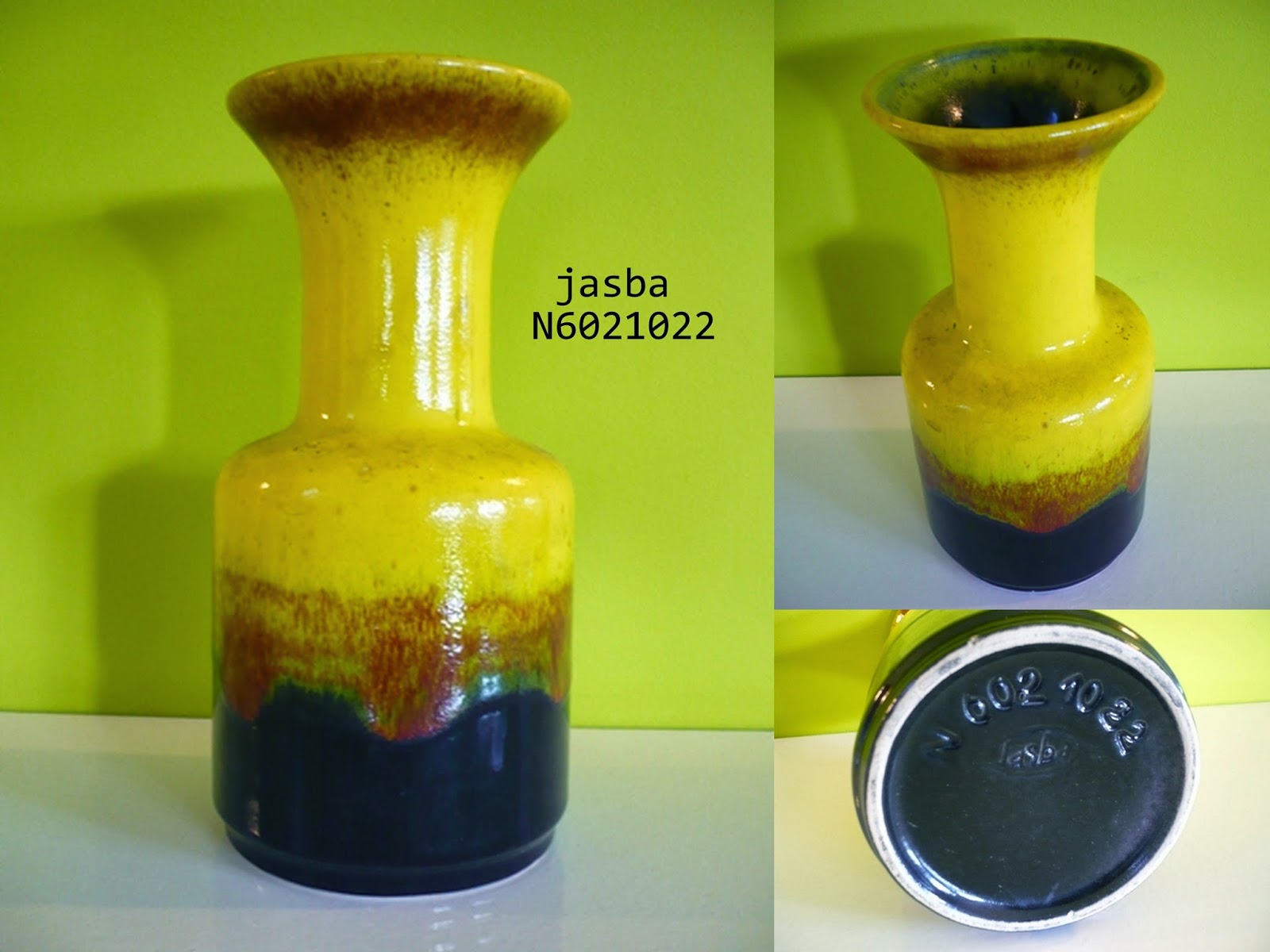 West-Germany keramiek ( Fat Lava ) : Jasba