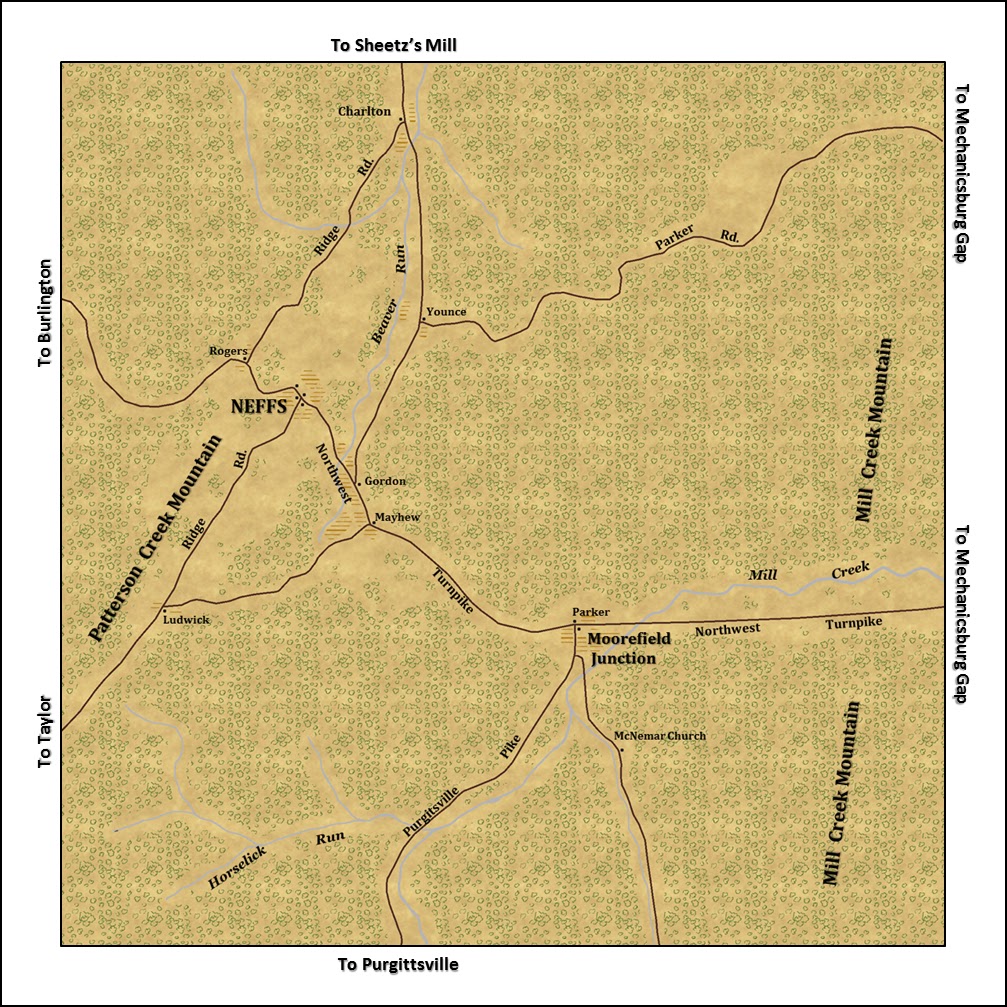 THE WINTER WAR (January 1862) Command Simulation: Locality Maps