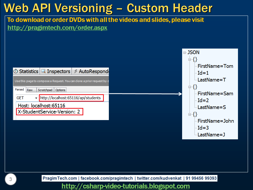 Sql server, .net and c# video tutorial: Web API versioning using a ... Sql server, .net and c# video tutorial: Web API versioning using a ...