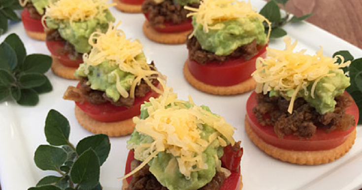 MOMMY BLOG EXPERT: California Mini Tostada Appetizer Recipe Ritz ...