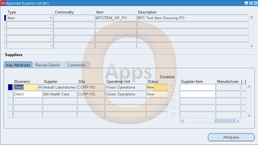 Sourcing Rule in Oracle Purchasing « Learn Oracle