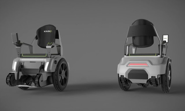 Tecnoneo: Scalevo silla de ruedas que puede subir escaleras con suavidad