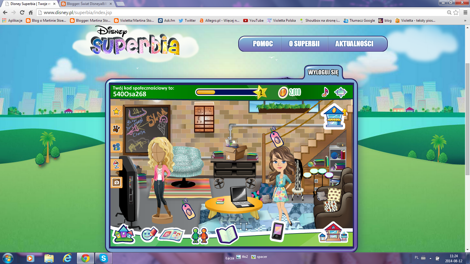 Superbia disney game - neloasia