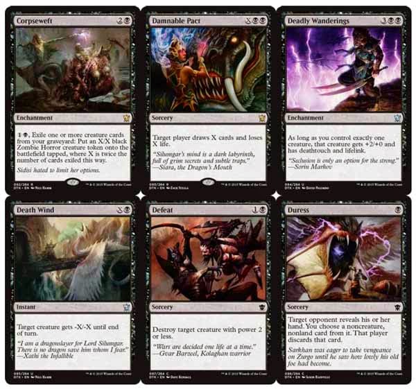 Magic the Gathering Adventures: Dragons of Tarkir Review: Black