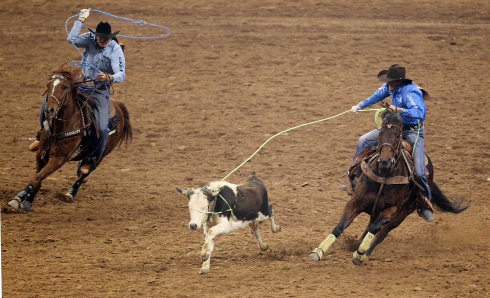 The Roping Blog: Brandon Beers & Jade Corkill @ RodeoHouston 2013