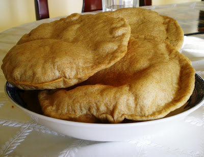 Homemade Pitas ~ From Anne's Kitchen