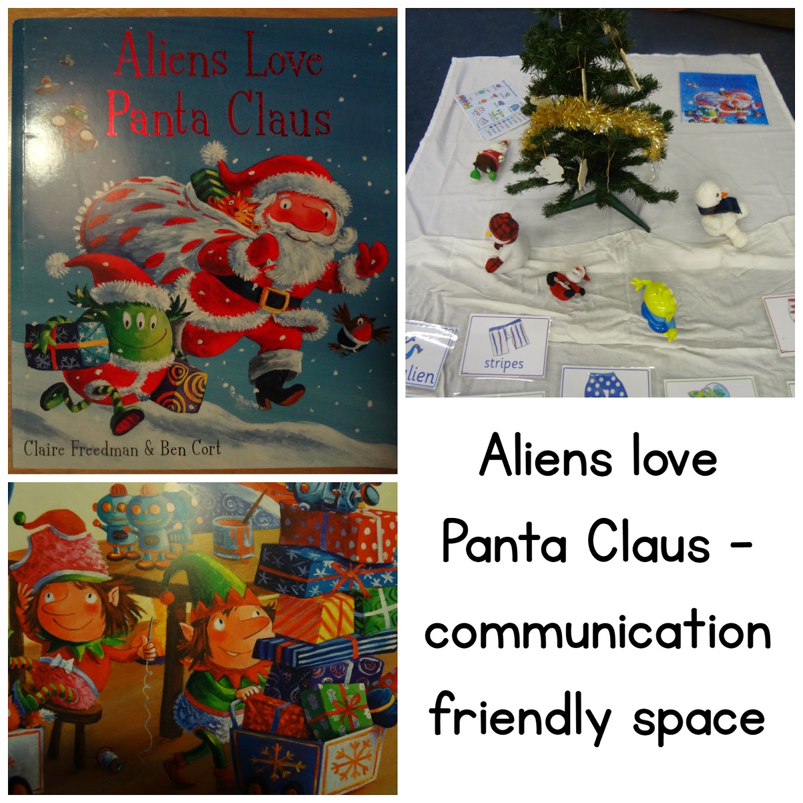 It's all about stories!: Another Aliens love Panta Claus Story Cafe!