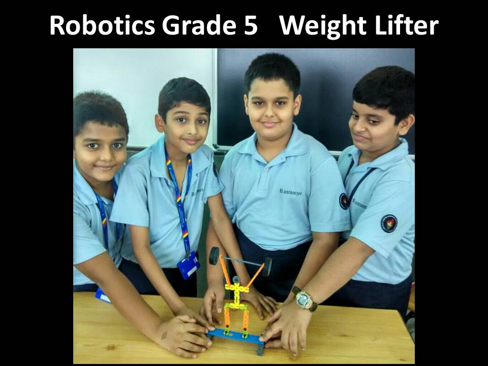 The Rustomjee Cambridge Diaries: Robotics Grade 5 Weight Lifter