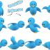 Animated Flying Twitter Bird Widget - Aptech India