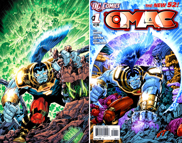 I love comic covers: Before & After: O.M.A.C. #1