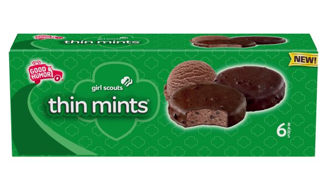 Unilever Debuts New Good Humor Girl Scouts Thin Mints Frozen Dessert Bars