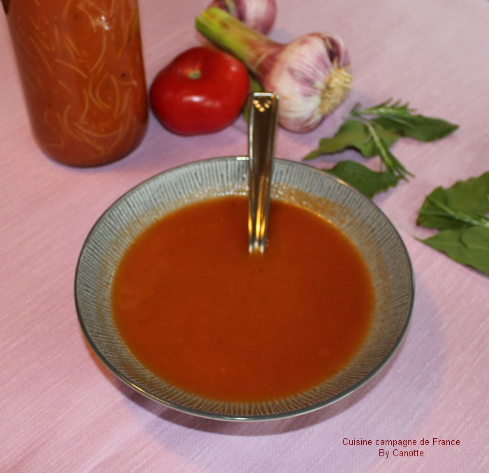 Cuisine et Campagne de France : Tourin à la tomate, un potage de tradition