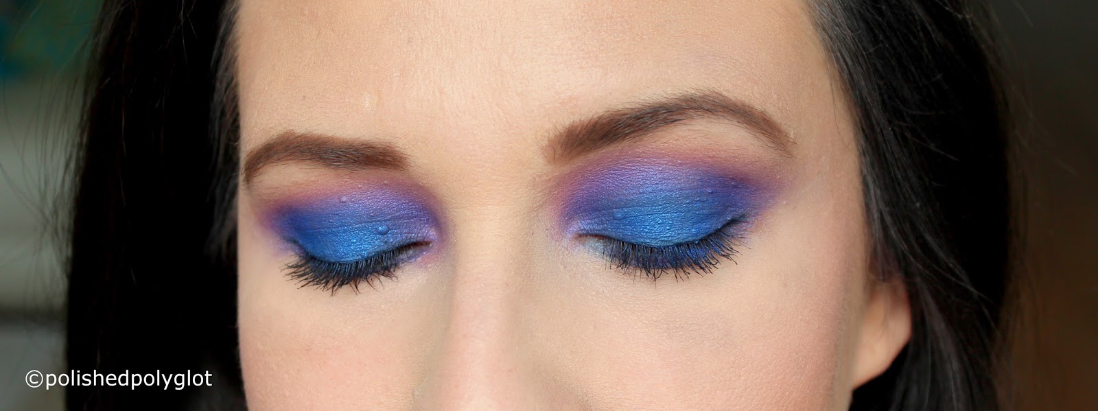 Makeup │ Electric look in Blue and Purple [Monday Shadow Challenge ...