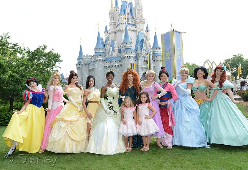 Disney Princess Royal Court Welcomes Merida at Magic Kingdom Park ...
