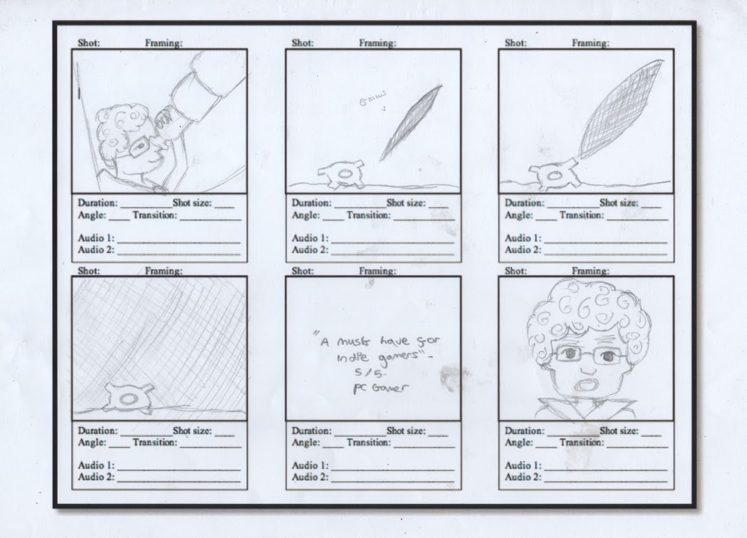 Charlotte5104: Storyboarding TV Advert 2