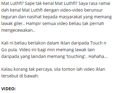 Lawak Iklan Apollo - sloppyploaty