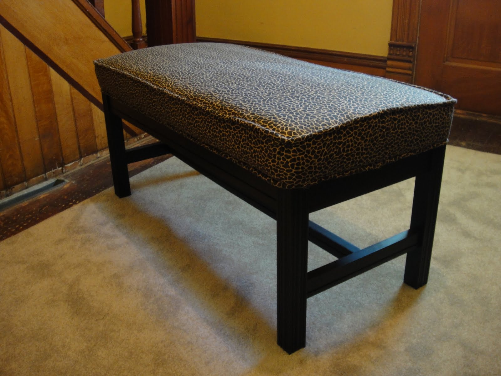 1893 Victorian Farmhouse: Upholstering A Bench - Photo Tutorial