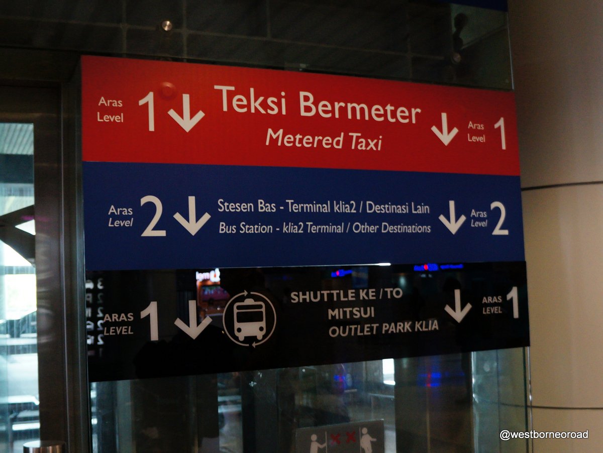 Naik Bus dari Bandara KLIA ke KL ~ West Borneo Road