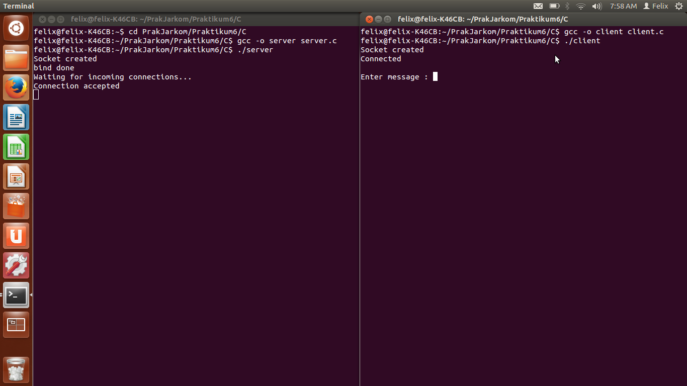 Felix Tanamas Socket Programming In C On Linux