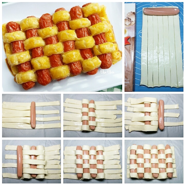 Elsa Elwin: Puff Pastry Anyam Sosis