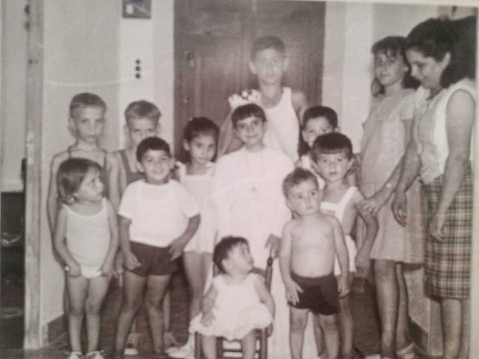 Pizarra en el Recuerdo: Familia de Carmen Rosas González en 1968