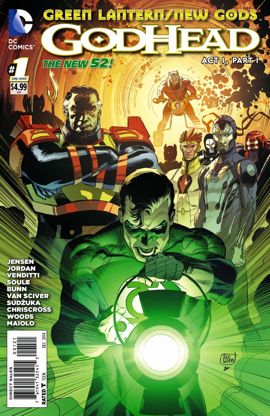 Weird Science DC Comics: Green Lantern/New Gods: GODHEAD #1 Preview