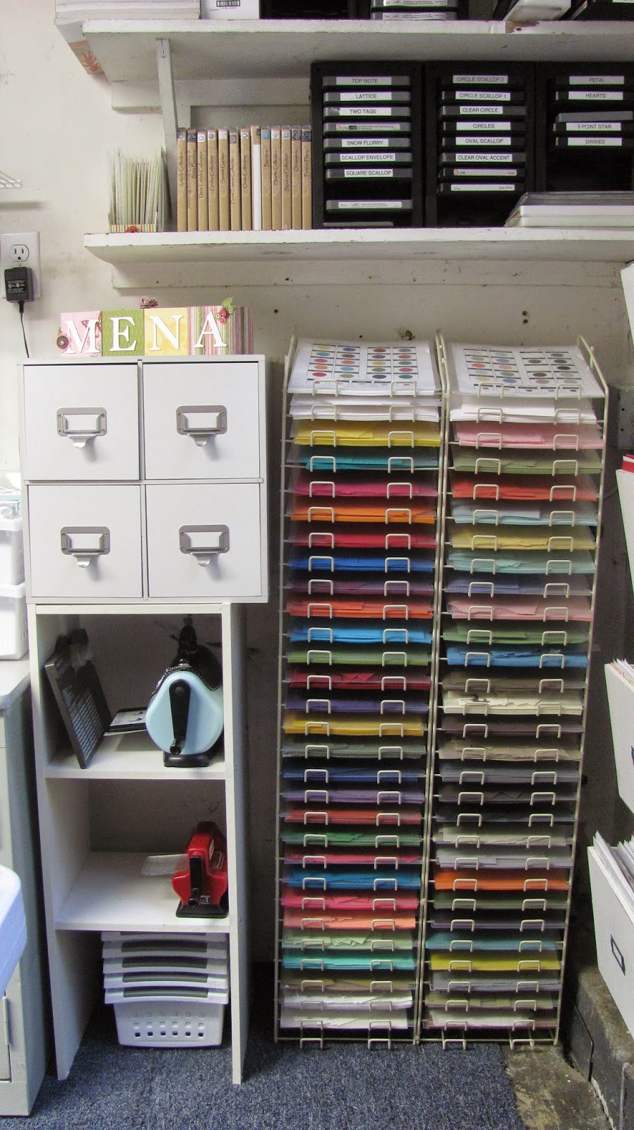 Personally Yours: Stampin' Up! Card Stock Organizer