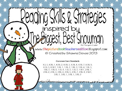 The Biggest, Best Snowman by Margery Cuyler - Teaching Ideas | The ...