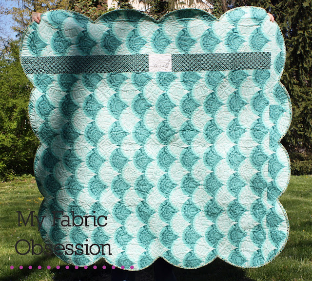 My Fabric Obsession: Double Wedding Ring Finished