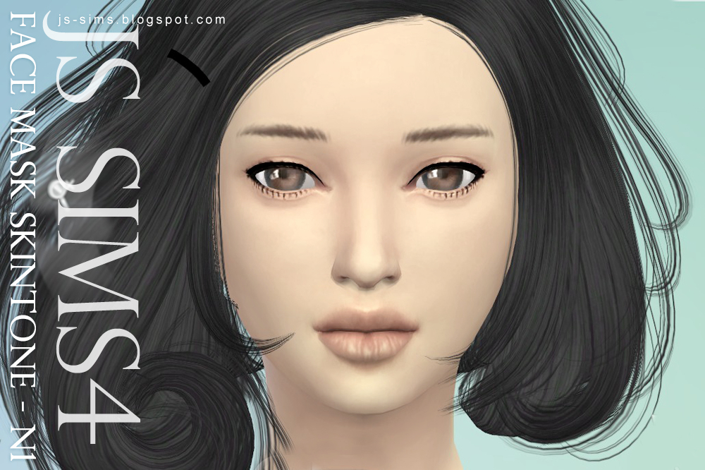 [JS SIMS 4] Face Mask Skintone N1