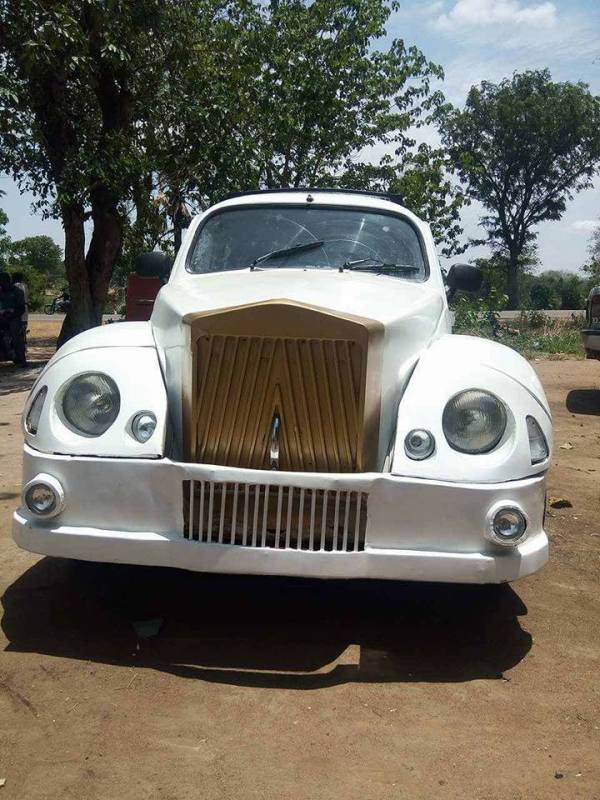 WONDER! Benue man redesigns 'Tortoise Car' into ‘Rolls Royce’ (PHOTOS ...