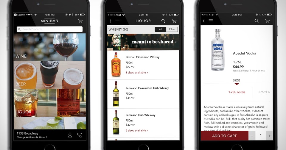 Minibar Delivery App | Upscale Geek