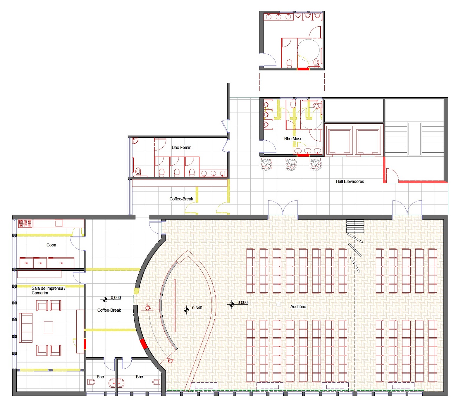 Marina Zanini | arquitetura: Reforma Auditório