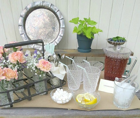 DesignsandEvents: Styling an Iced Tea Station