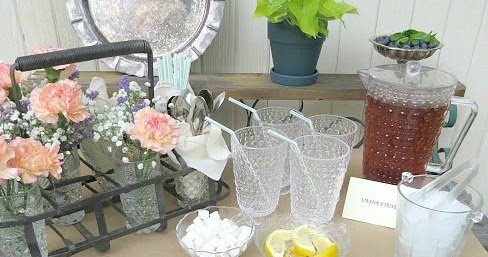 DesignsandEvents: Styling an Iced Tea Station