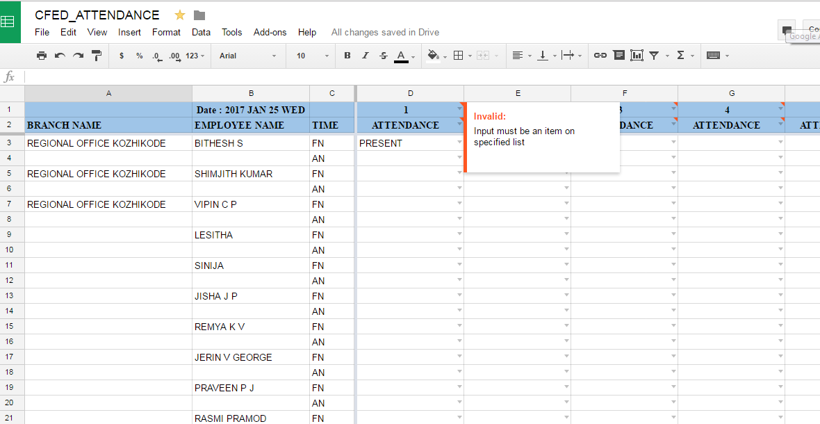 java source code: Free Attendance Tracking System- Consumerfed Deepa ...