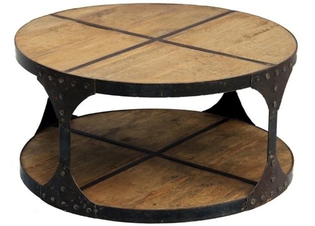 DIY Unique Round Coffee Tables From Recycled Materials - HAG Design