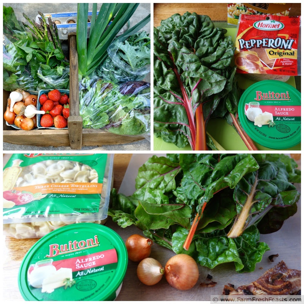 Farm Fresh Feasts: Greens and Pasta--A Fast Concept Recipe