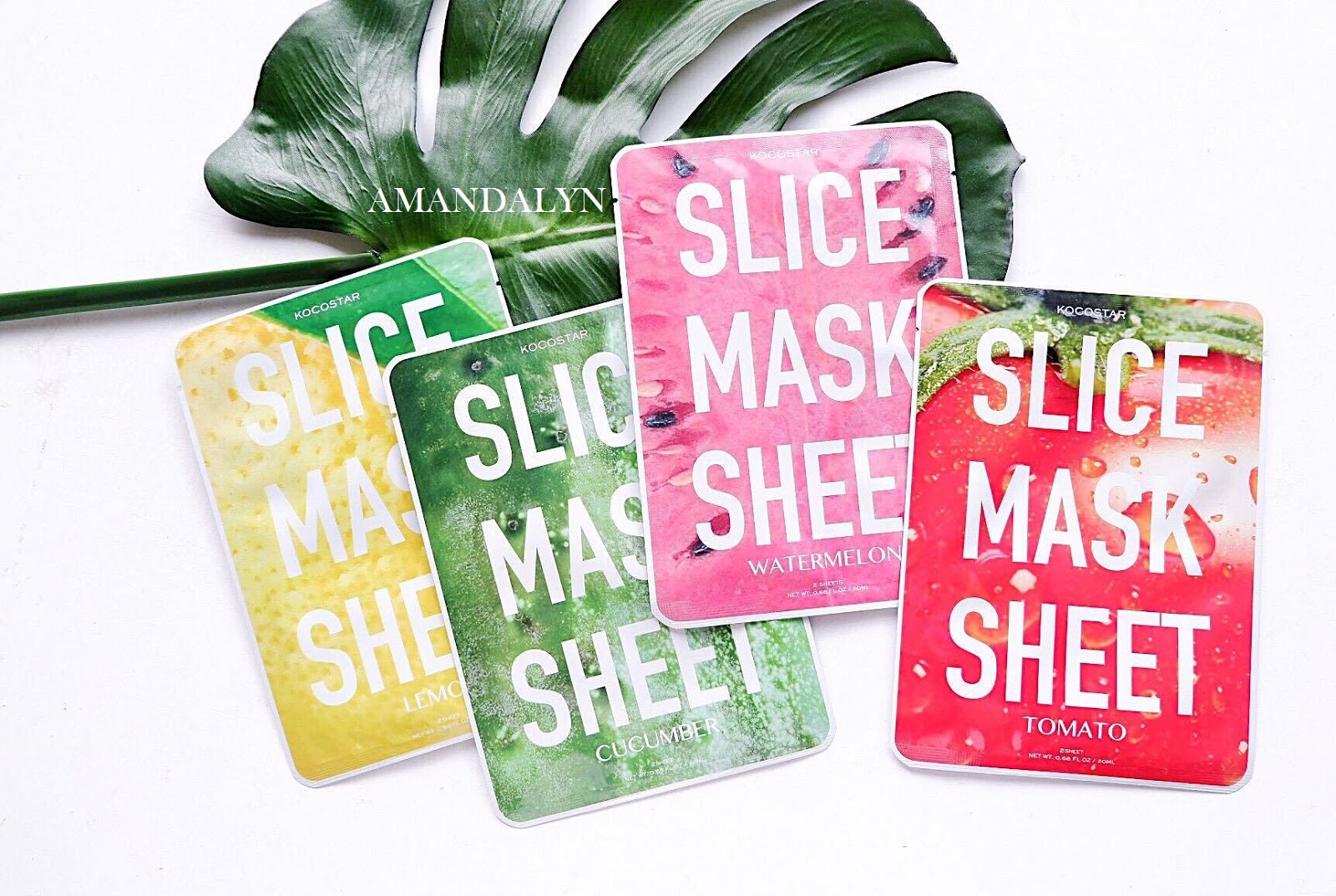 Amandalyn's World: Kocostar Fruit and Vegetable Slice Mask Sheet Series ...