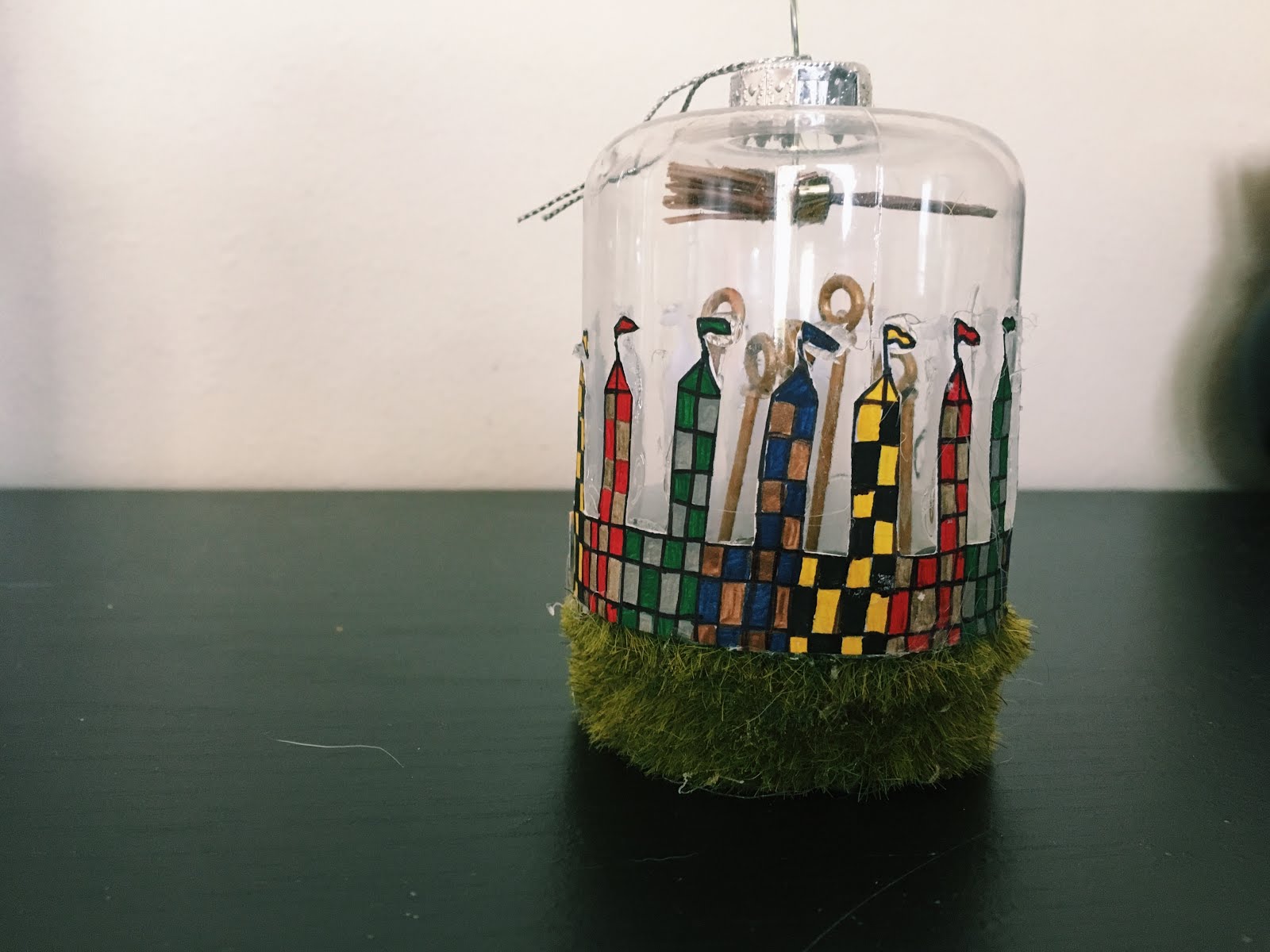 DIY Harry Potter Quidditch Pitch Ornament