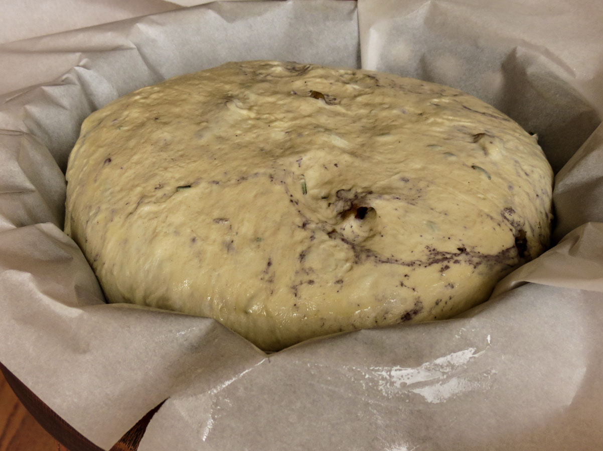 OnTheMove-In the Galley: Almost No Knead Bread with Parmesan, Rosemary ...