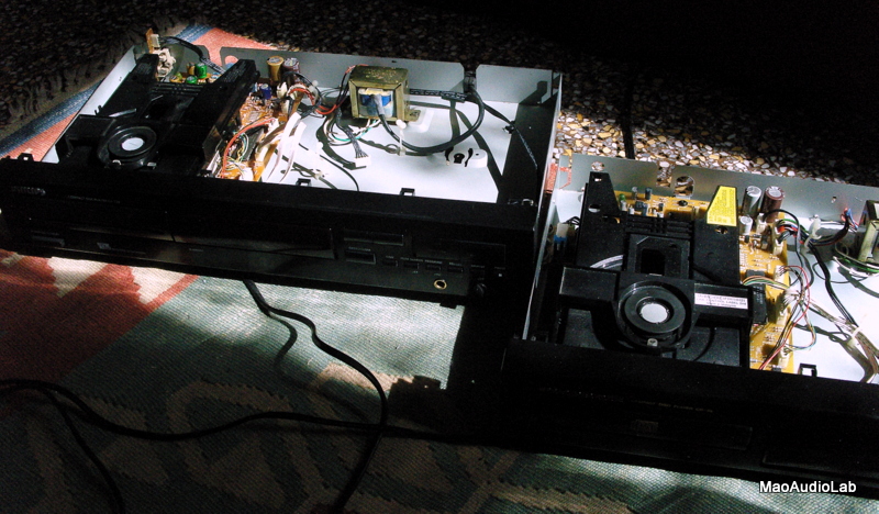 Mao Audiophile Modifications: Marantz CD38 vs Philips CD720 - The twin ...