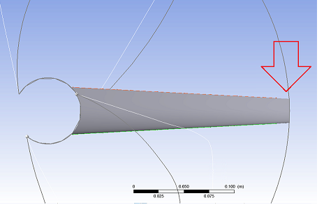 meshing wind turbine blade in Turbogrid