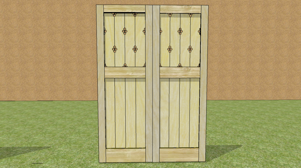 Santa Fe Style Garden Gates