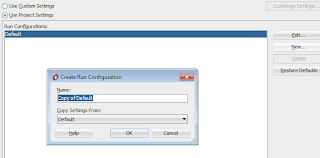 Oracle ADF World: Run configuration For ADF UI projects