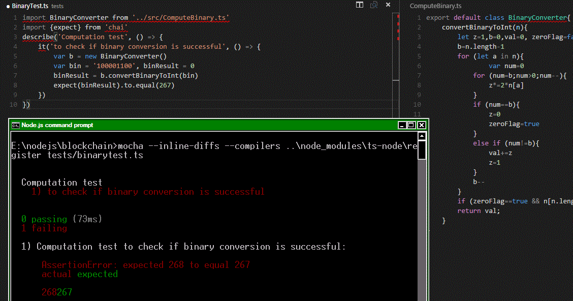Rjv S Blog A Binary Converter In Typescript And A Reference To Blockchain