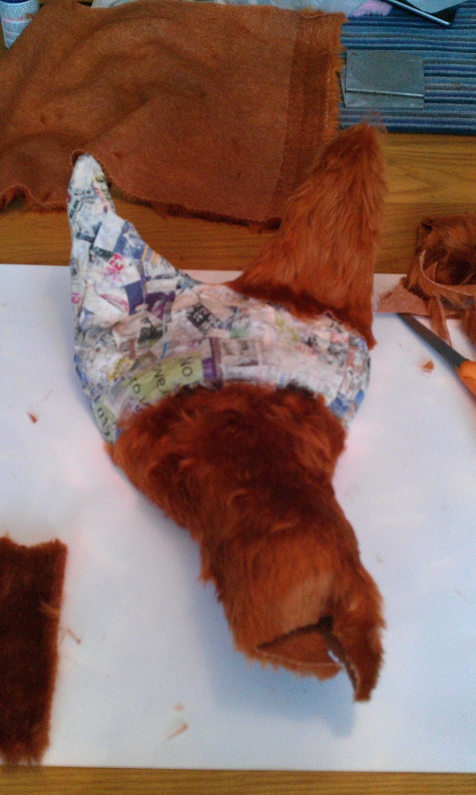 The Wonderful World Of loopygirl Homemade Fox Mask Costume For The The Wonderful World Of loopygirl Homemade Fox Mask Costume For The