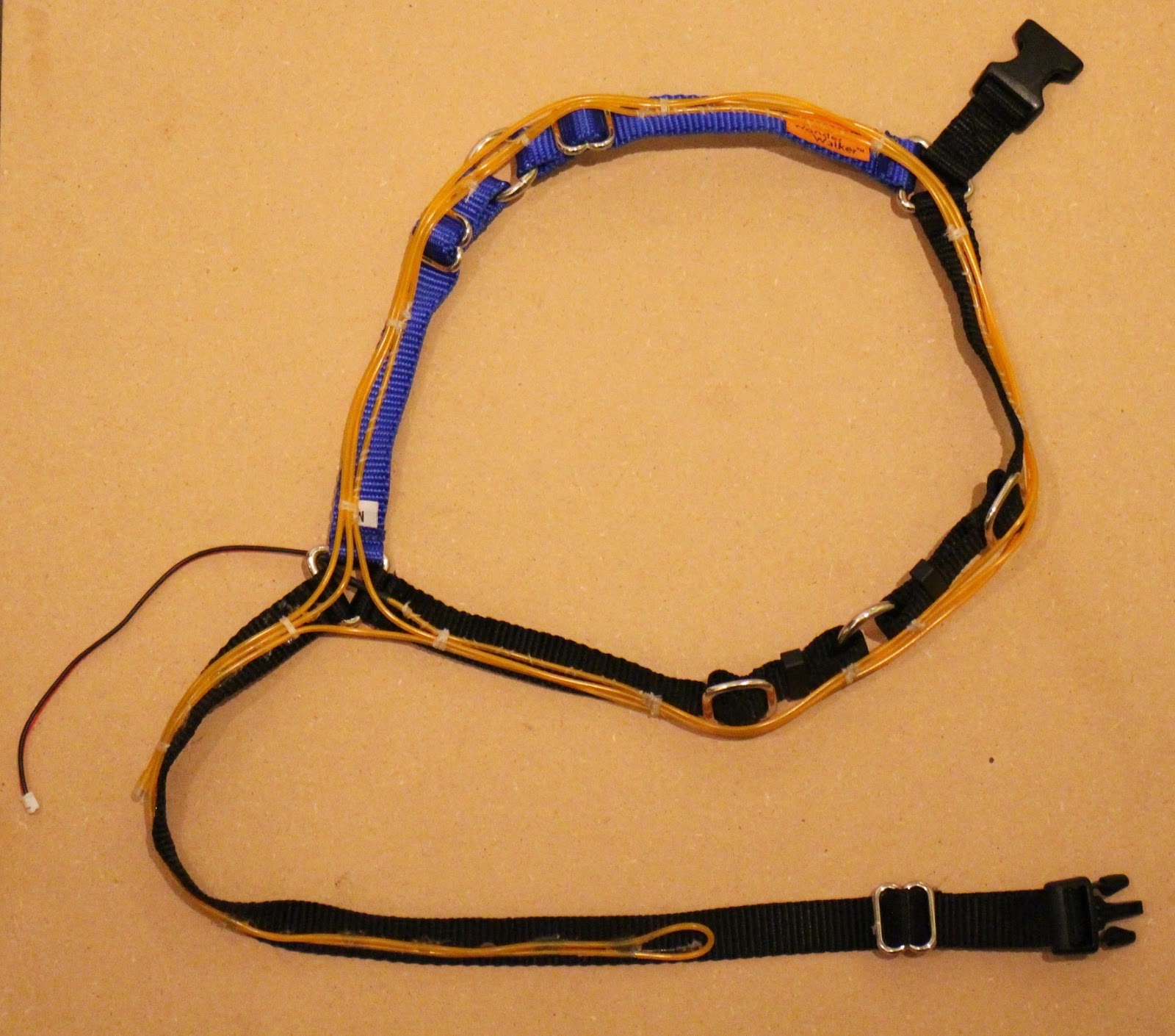 Maker Quest: EL Wire Light Up Dog Harness