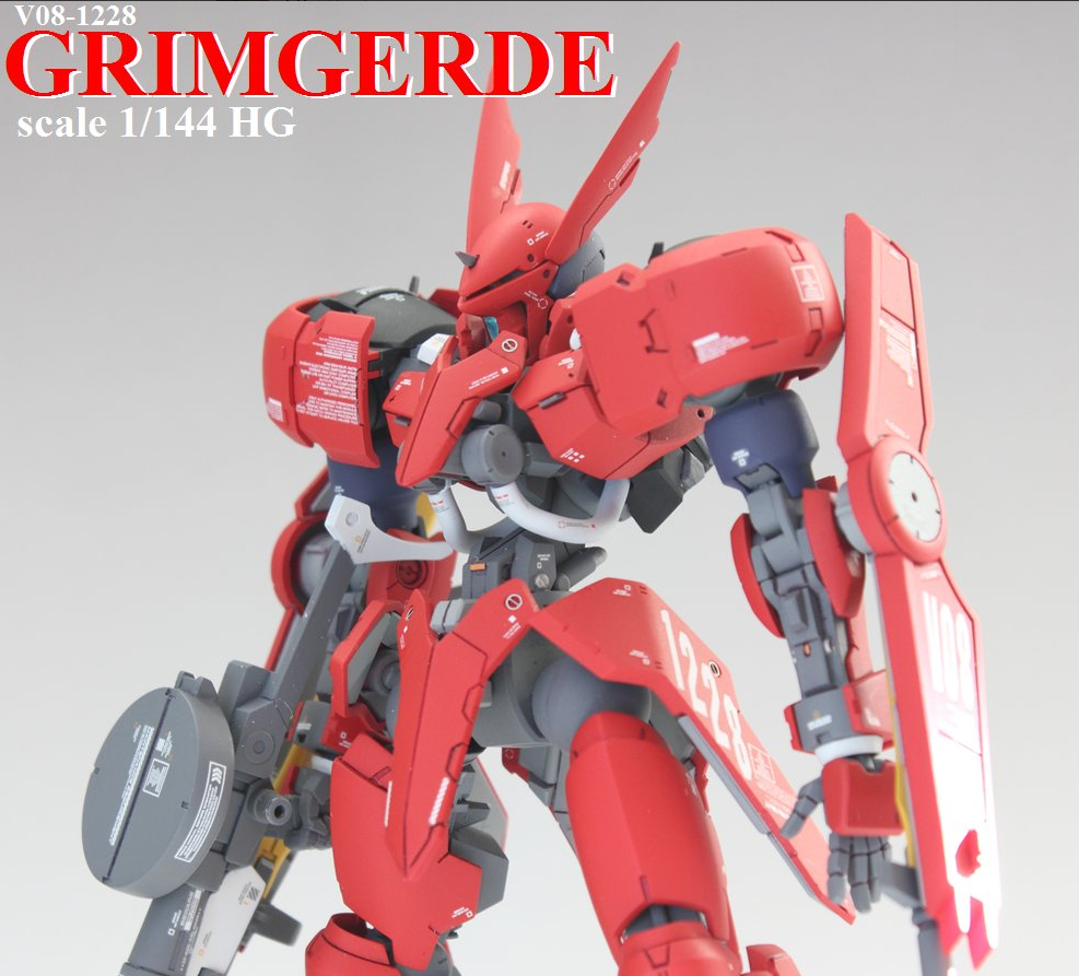 GUNDAM GUY: HG 1/144 Grimgerde - Customized Build